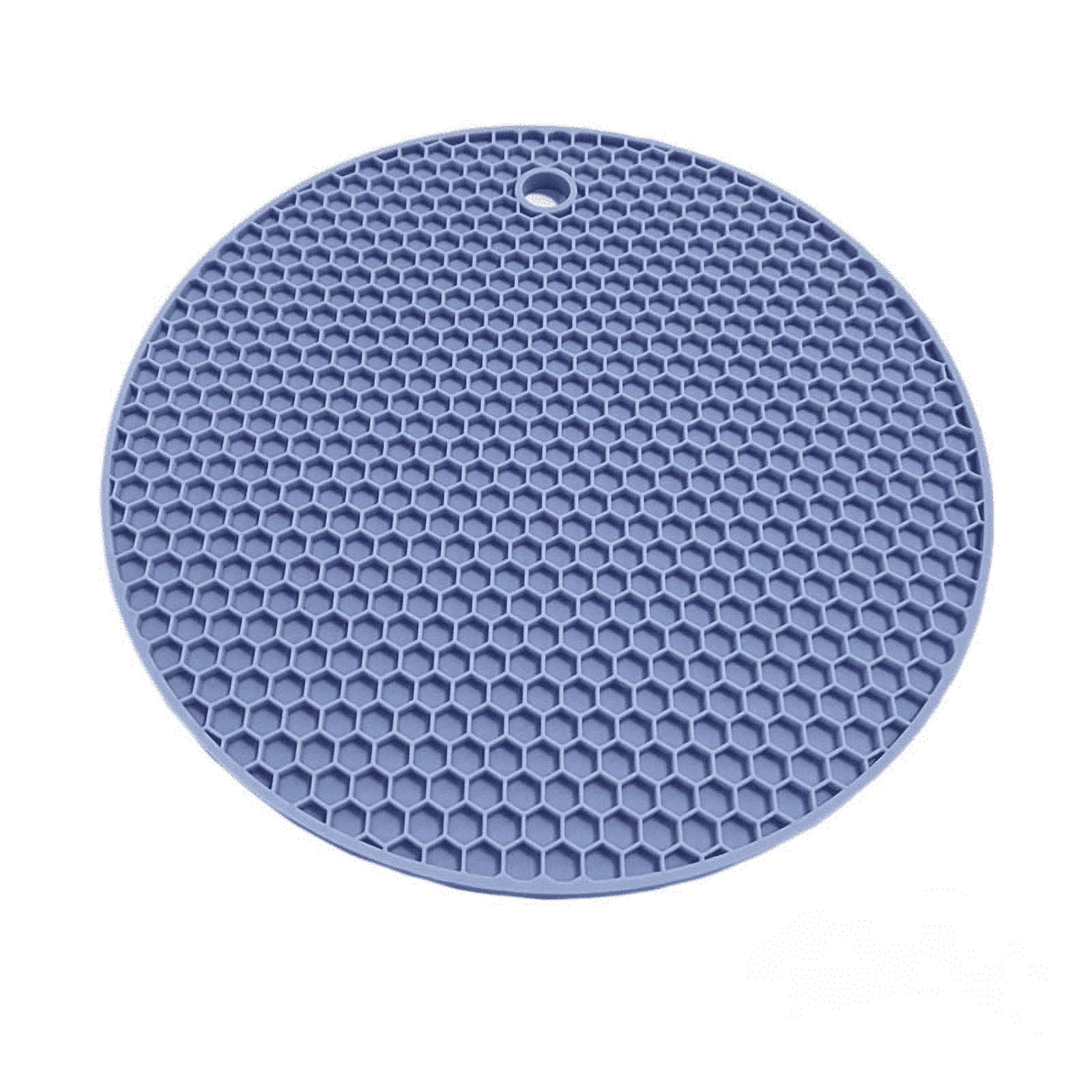 Yidarton Round Honeycomb Silicone Placemat High Temperature Thick ...