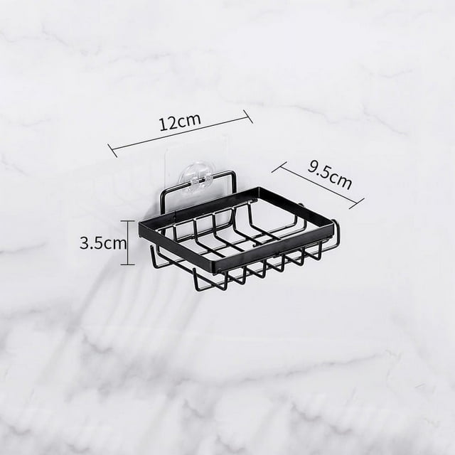 Yidarton Stainless Steel Soap Rack Non-perforated Bathroom Soap Rack ...