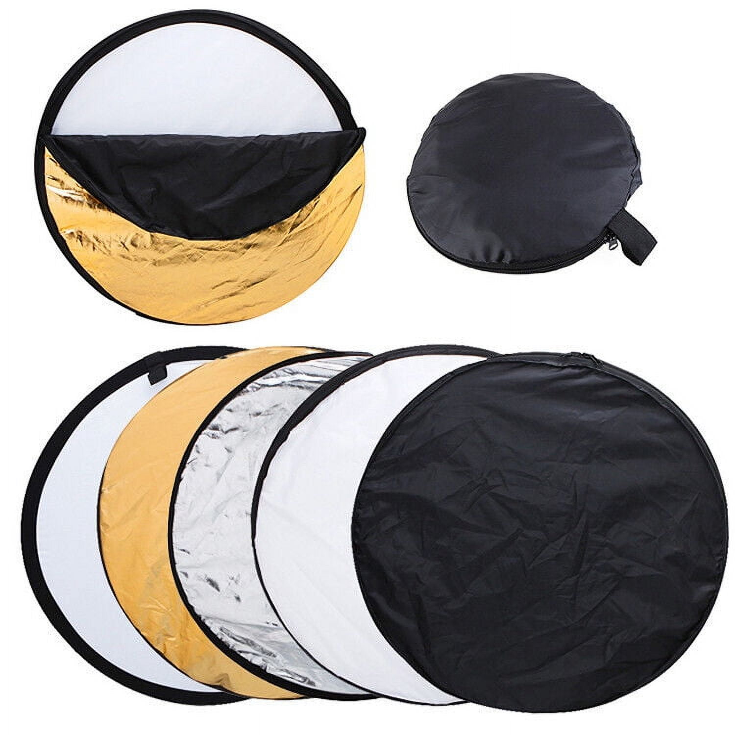 Yidoblo 24" 60cm 5-in-1 Photography Studio Multi Collapsible Light Disc ...