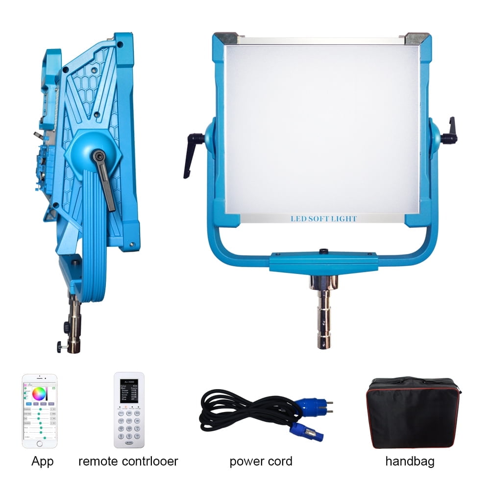 Yidoblo AI-2000C 200W RGB Soft LED Studio Panel Light For Film Shooting - Walmart.com