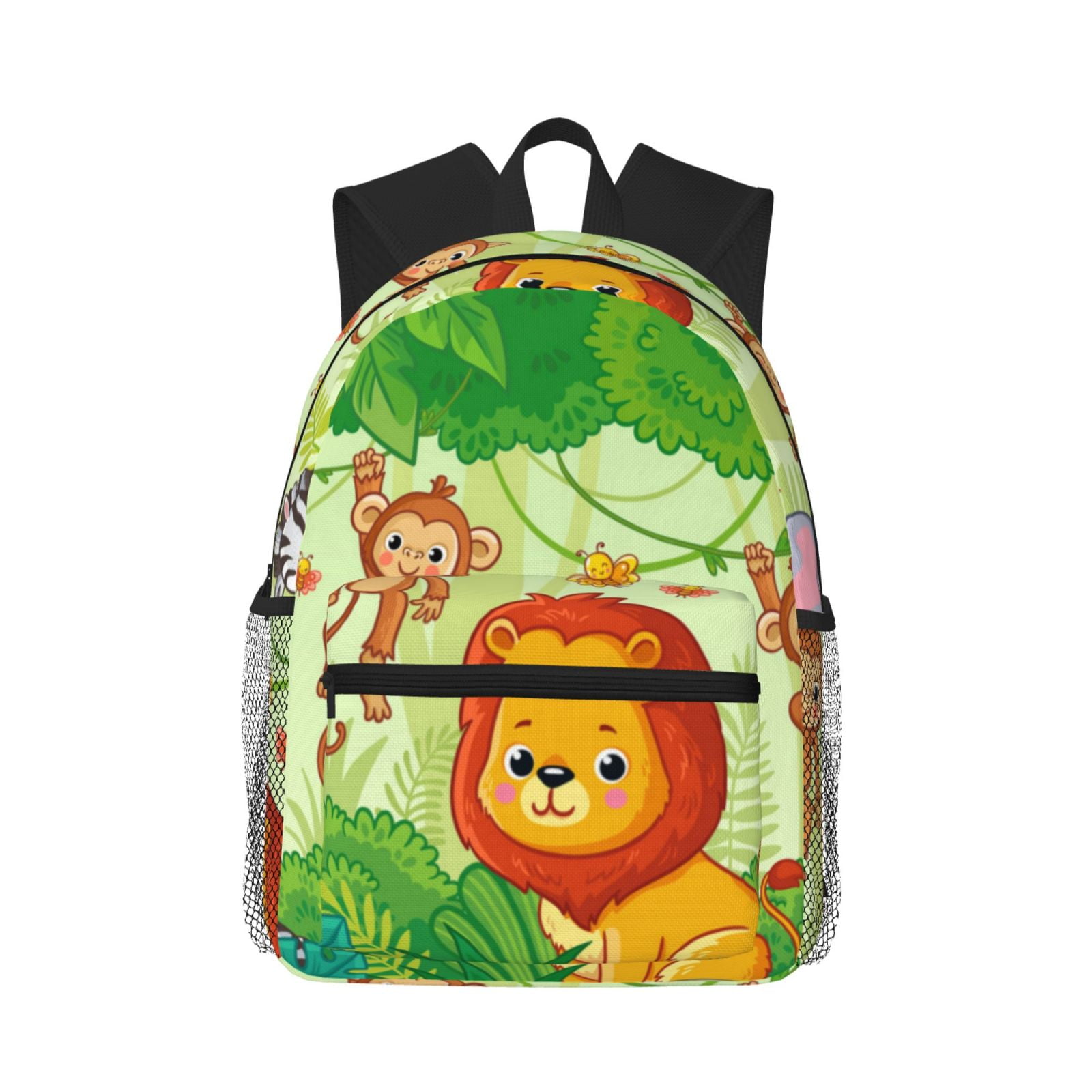 Yield African Animals in the Jungle Print Backpack for Women Men ...