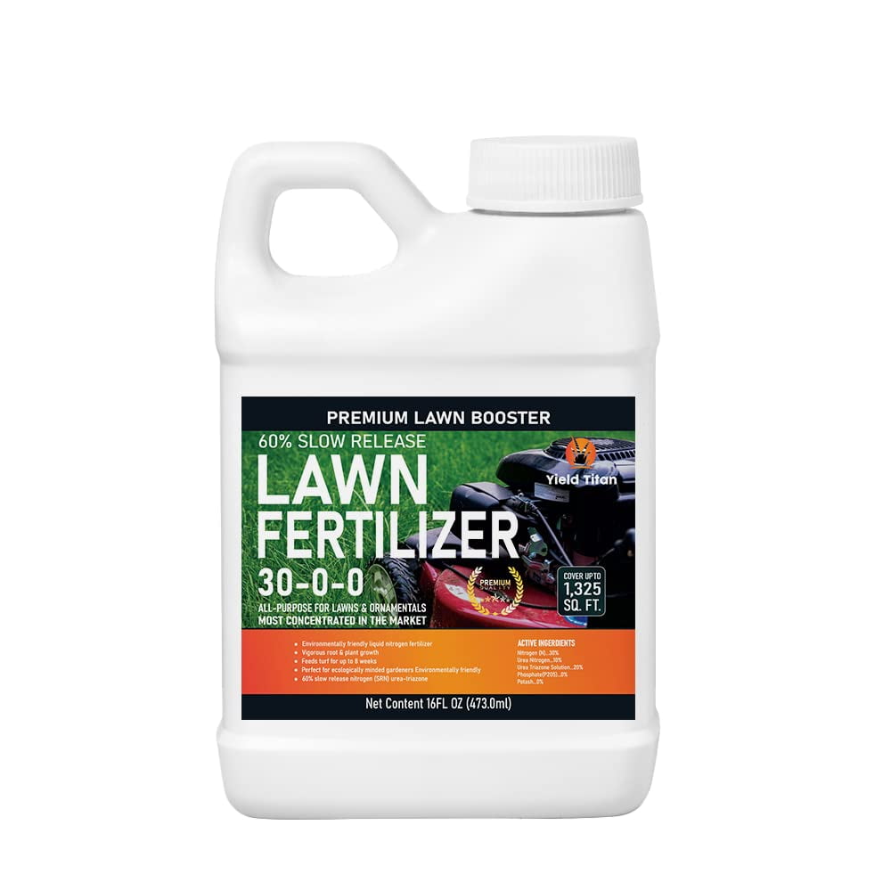 Yield Titan Lawn Fertilizer 16oz Concentrated Liquid Fertilizer with ...