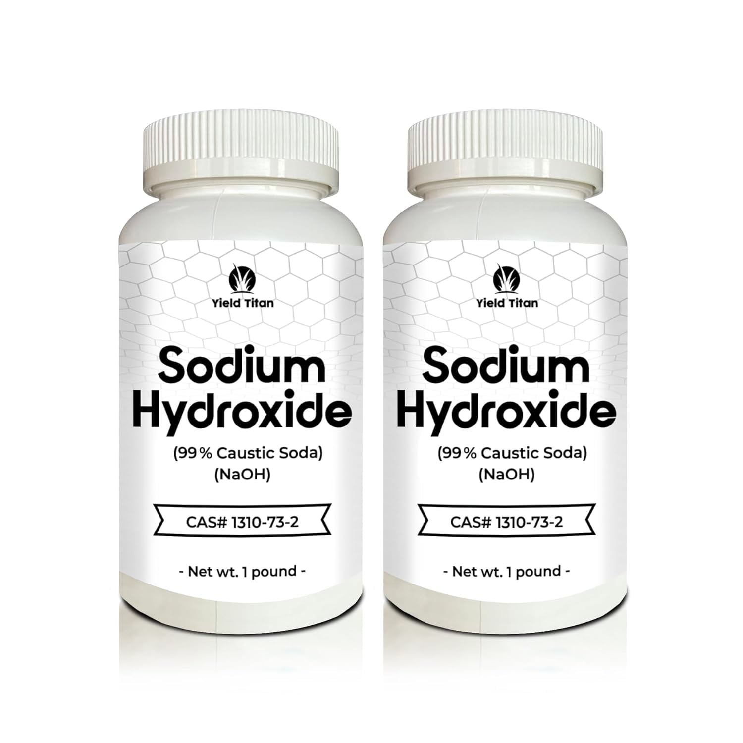 Yield Titan Sodium Hydroxide NaOH Flakes - High Purity (2) - Walmart.com