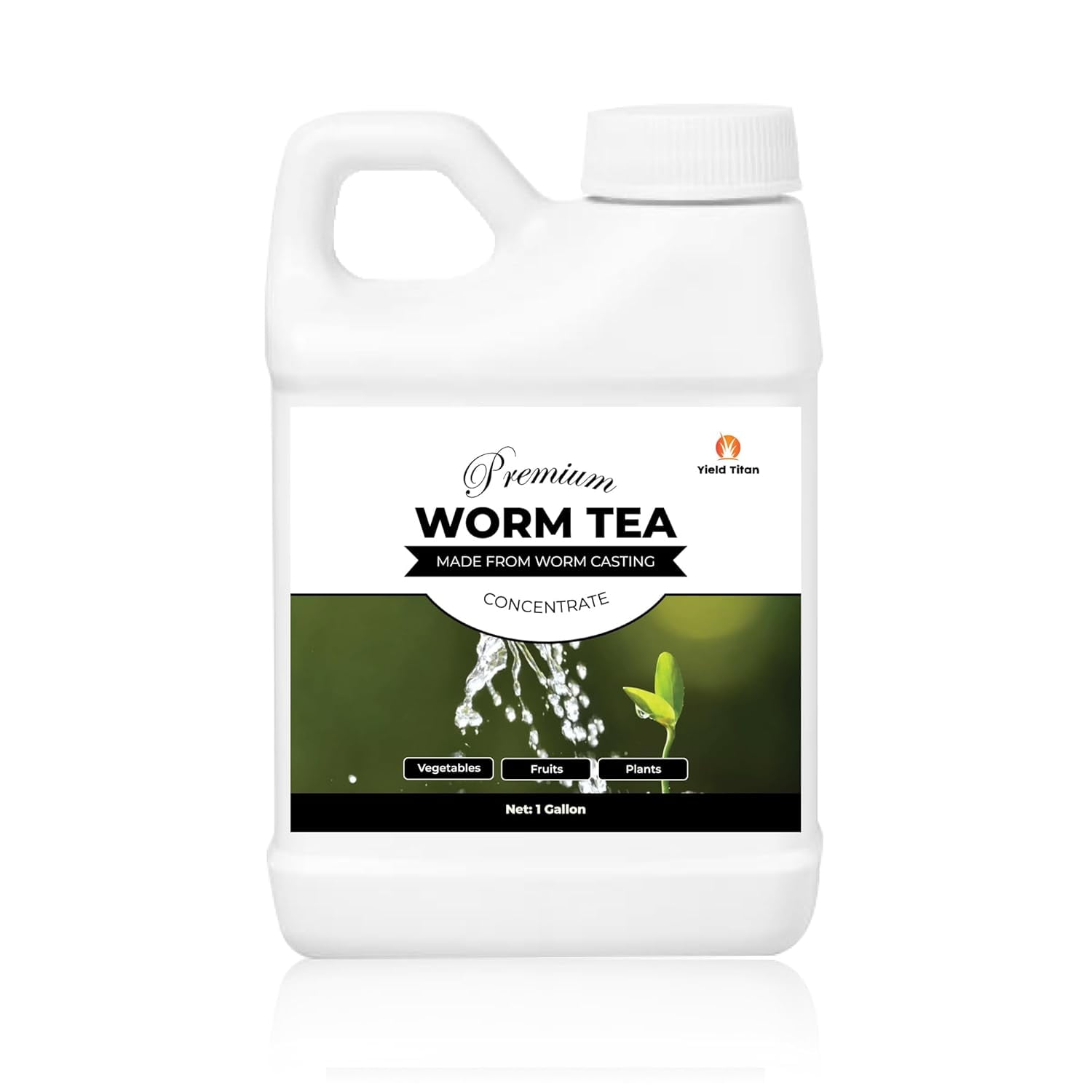 Yield Titan Worm Tea for Gardening Soil - Worm Tea Fertilizer Liquid ...
