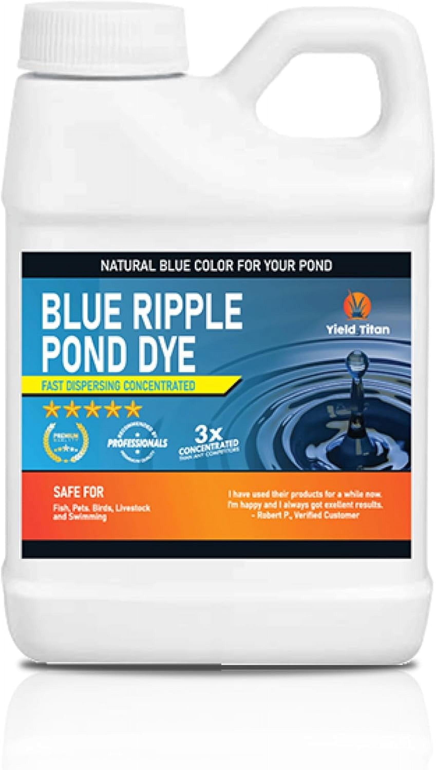 Yield Titan's Blue Ripple Pond Dye for Lake and Pond Concentrated ...