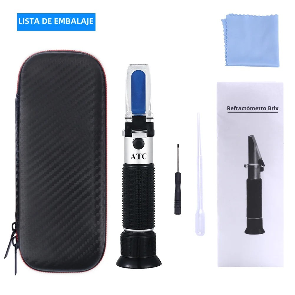Yieryi Portable Honey Refractometer with ATC, Moisture and Sugar Meter ...