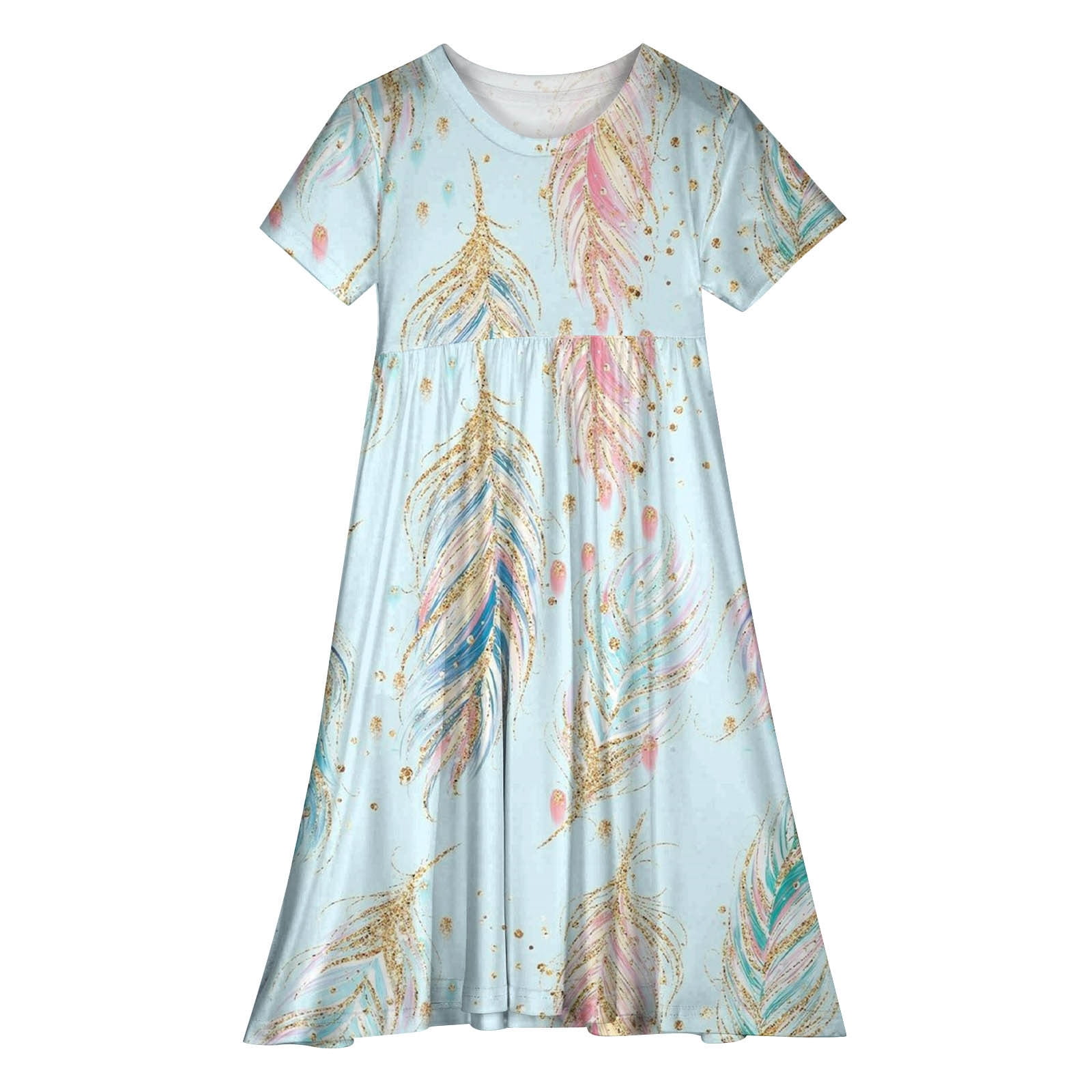 Summer Savings! Yievot 3-14 Years Toddler Baby Girl Dress Summer ...