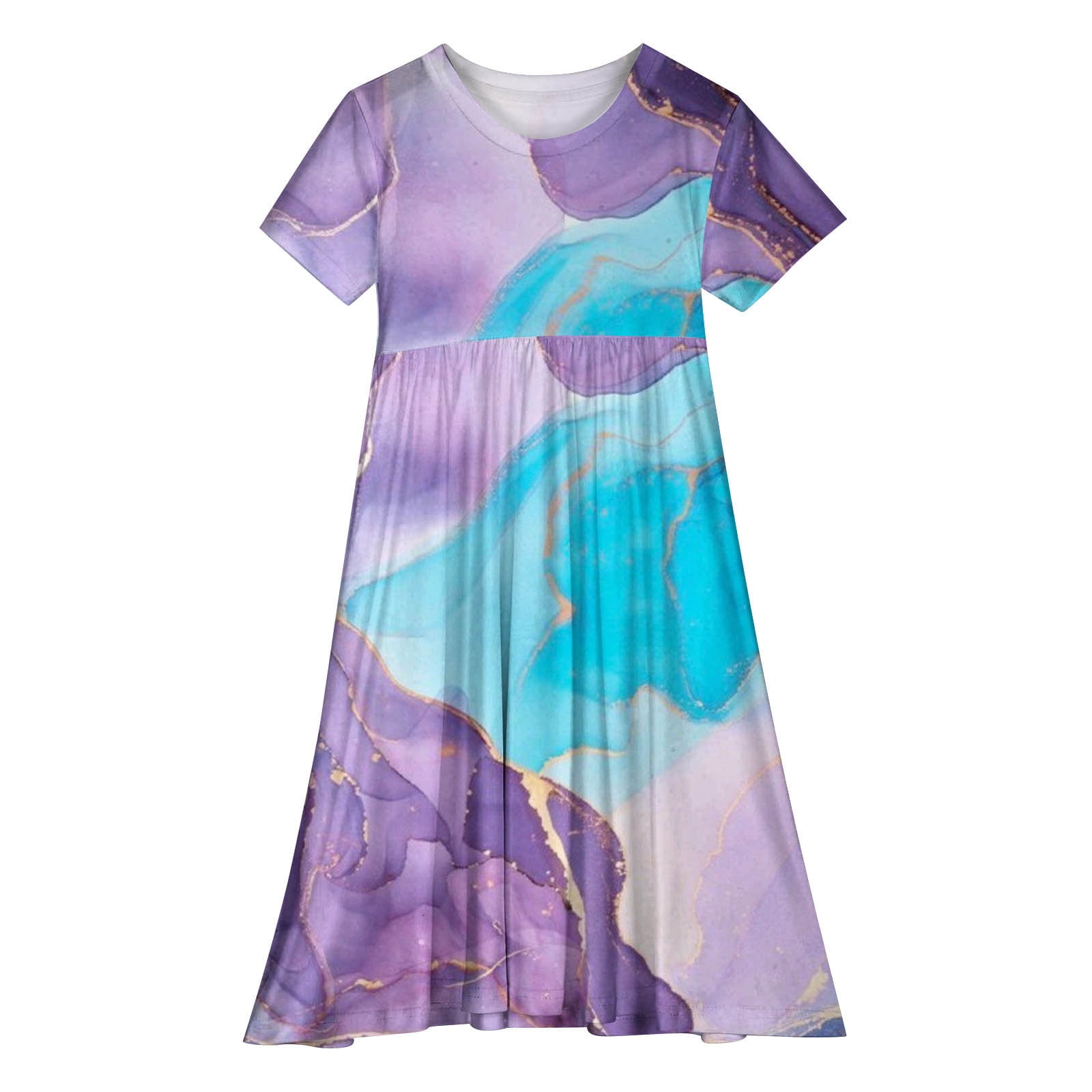 Yievot Kid Little Girl Dress Clothes 3D Floral Graphic Printed Short ...