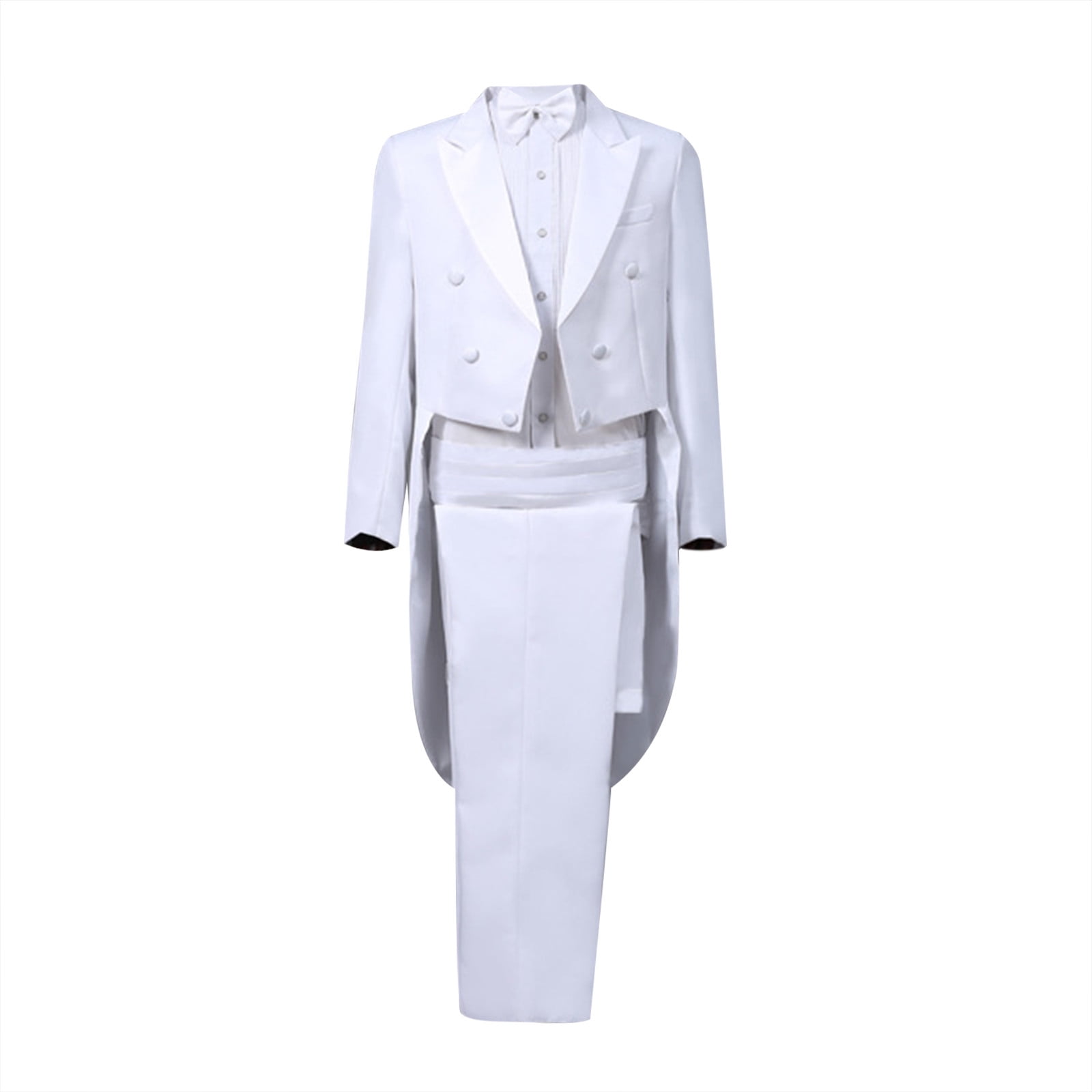 Yievot Mens Dress Tuxedo Suit Clearance Magician Stage Show Clothes ...