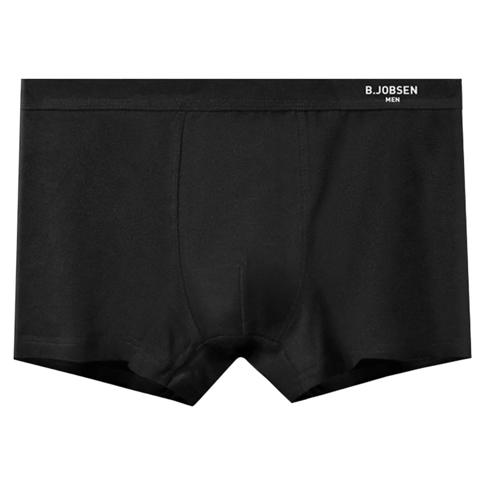 Yievot Underwear for Men Cotton Comfort Elastic Boxer Briefs Trunks ...