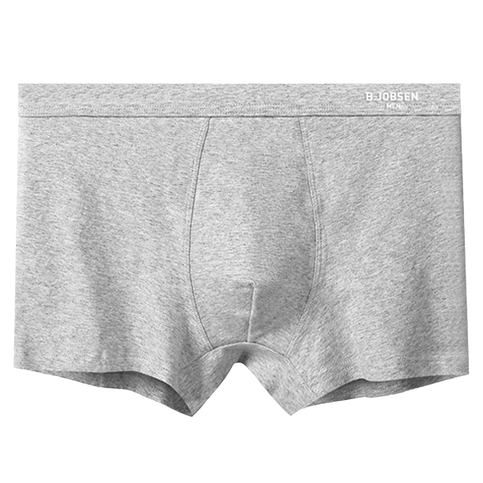 Yievot Underwear for Men Cotton Comfort Elastic Boxer Briefs Trunks ...