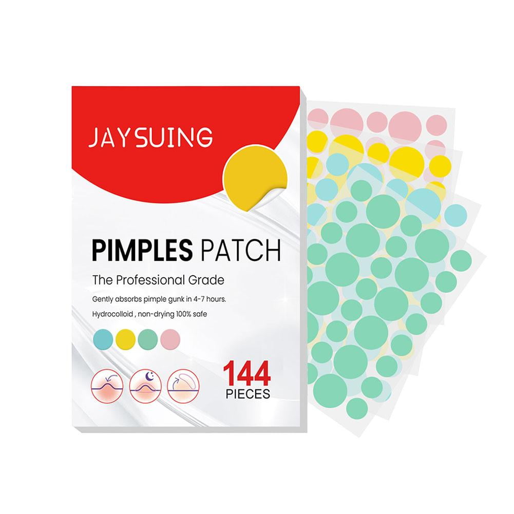 Yiexson Acne Patch Pimple Patch, 6 Colors 144 Dots Star Pimple Patches ...