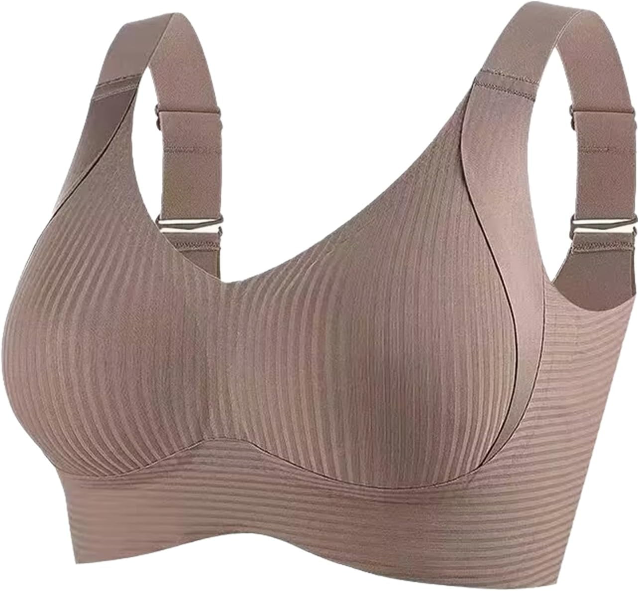Yifare Invisible Lift Bra, Women's Solid Color Four Rows Adjustable ...