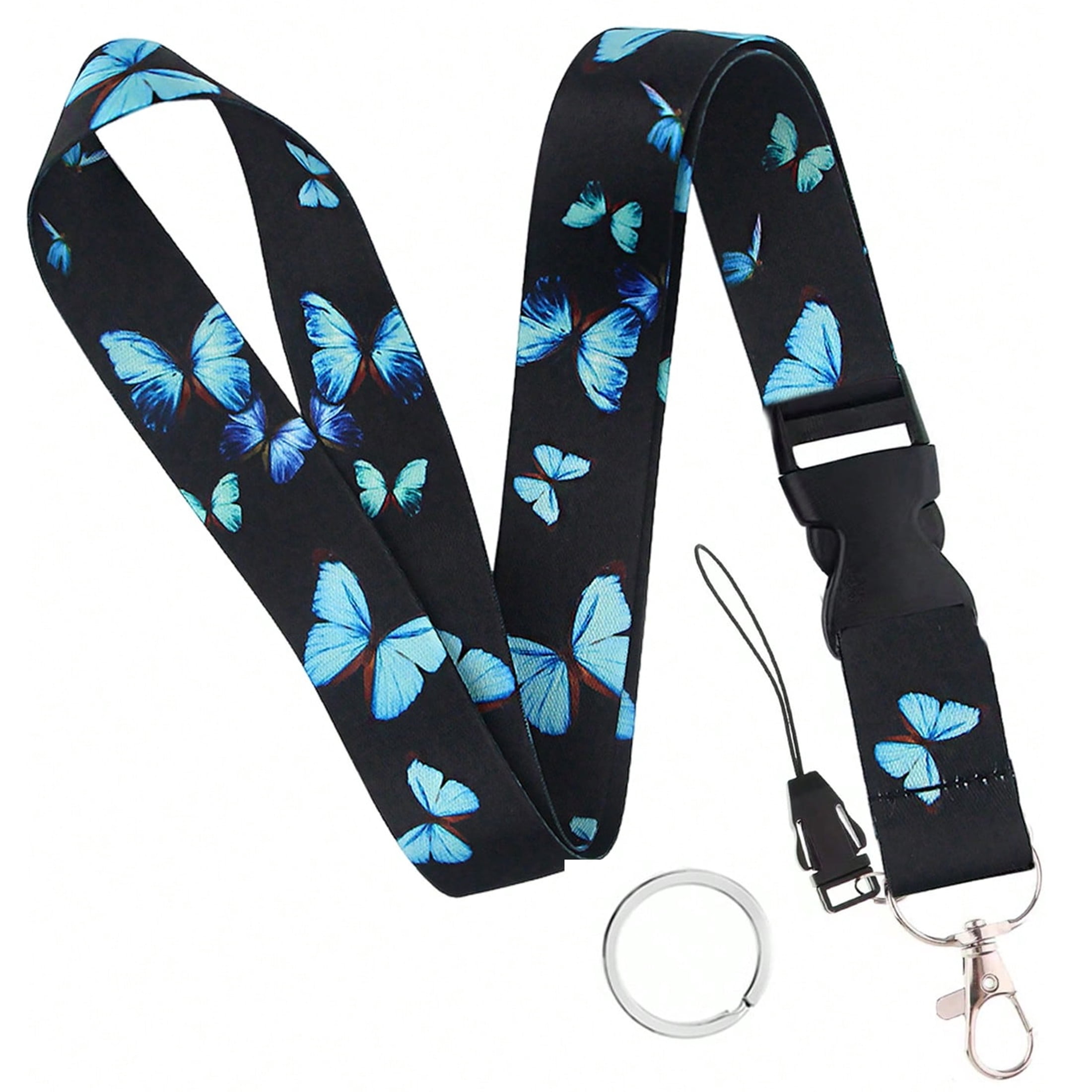 Yiflin Breakaway Neck Lanyard for ID Badge Card Holder,Keys,Keychain ...