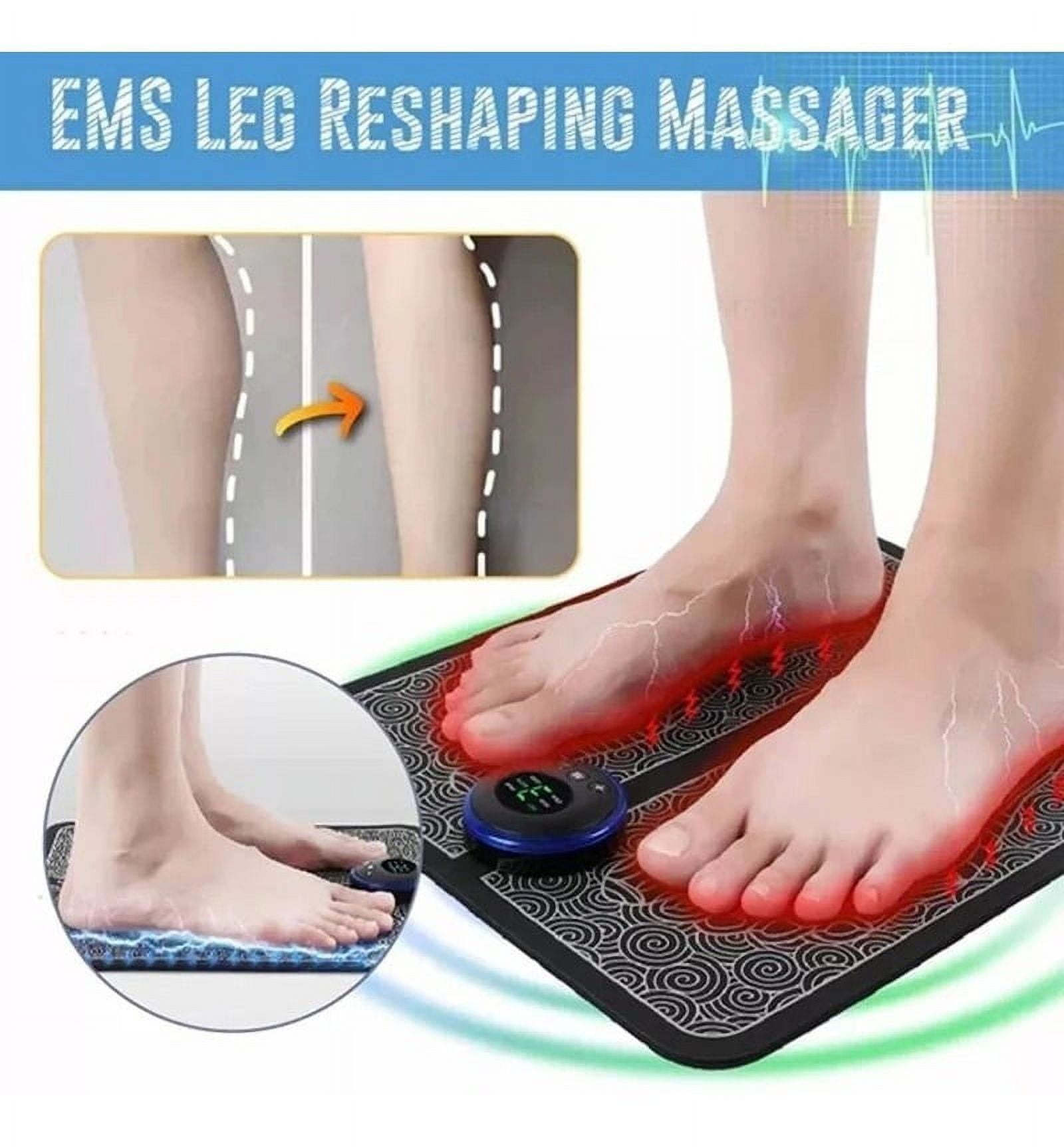 Yiget Ems Foot Massager Pad Portable Foot Massage Pad Microcurrent ...