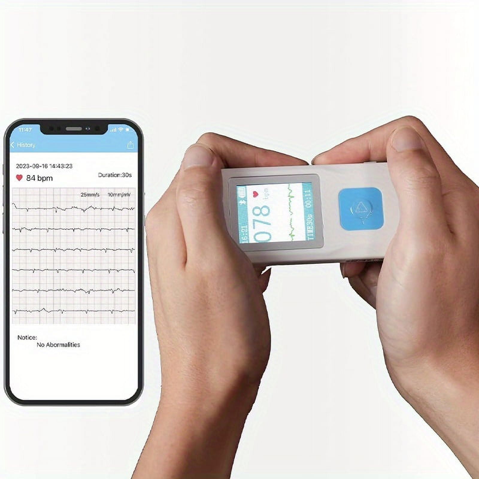 Yiget FDA Cleared 1-Lead Personal EKG Monitor – Detects Afib and ...