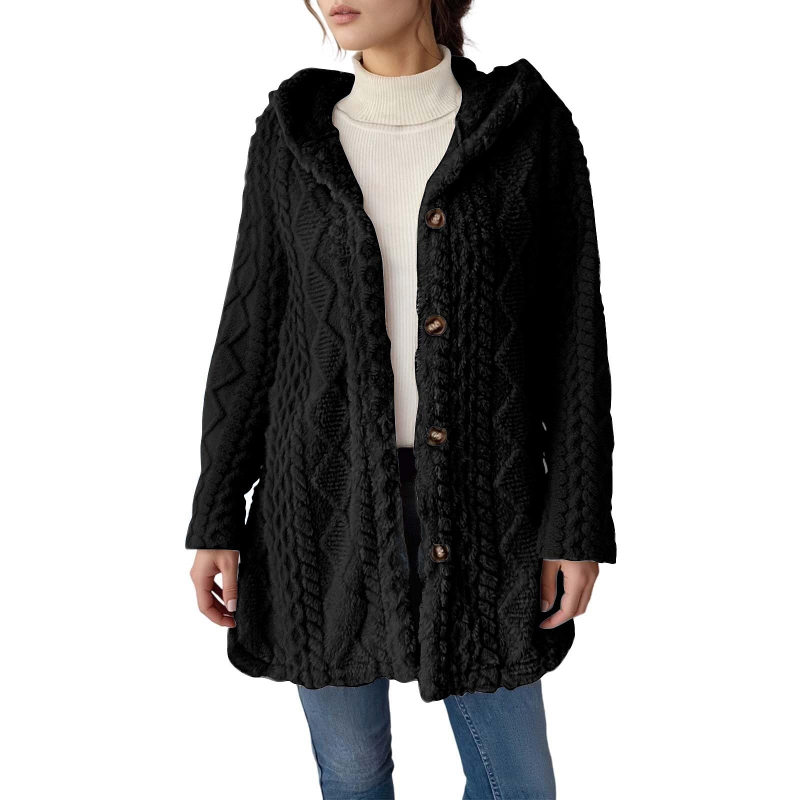 Yigetop Cable Knit Cardigan Women, Women's Lightweight Quilted Jacket ...
