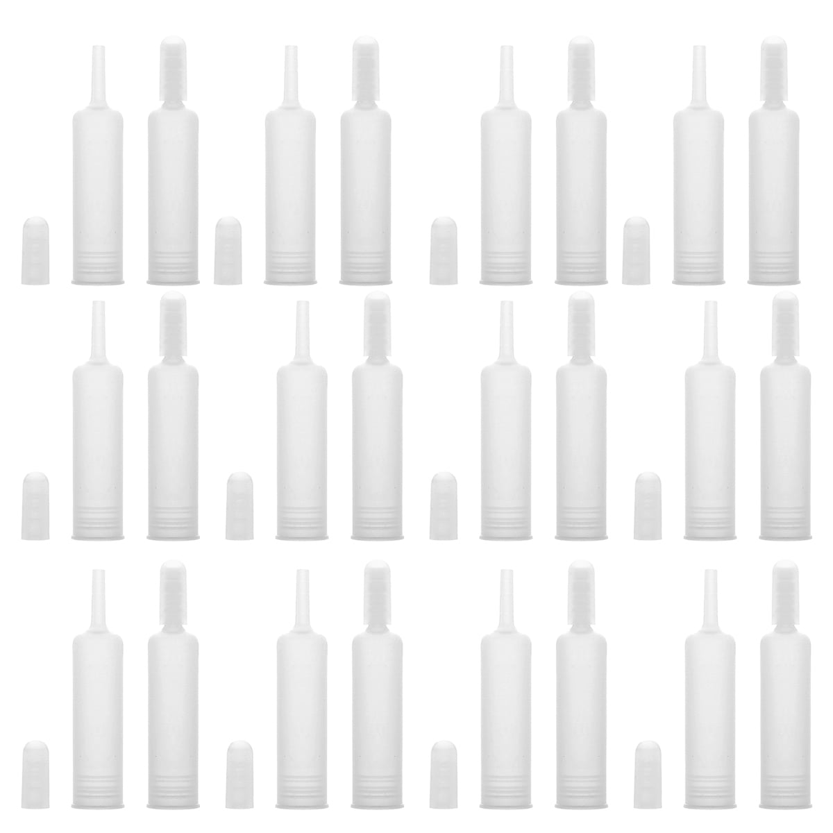 Yiho 25Pcs White Plastic Dropper Lids for 1ml Glass Bottles - Walmart.com