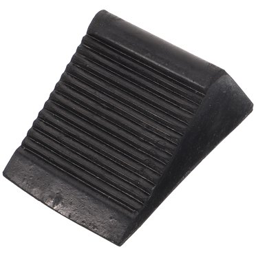 Extreme Max 5001.5772 Heavy-Duty Solid Rubber Wheel Chock with Handle ...