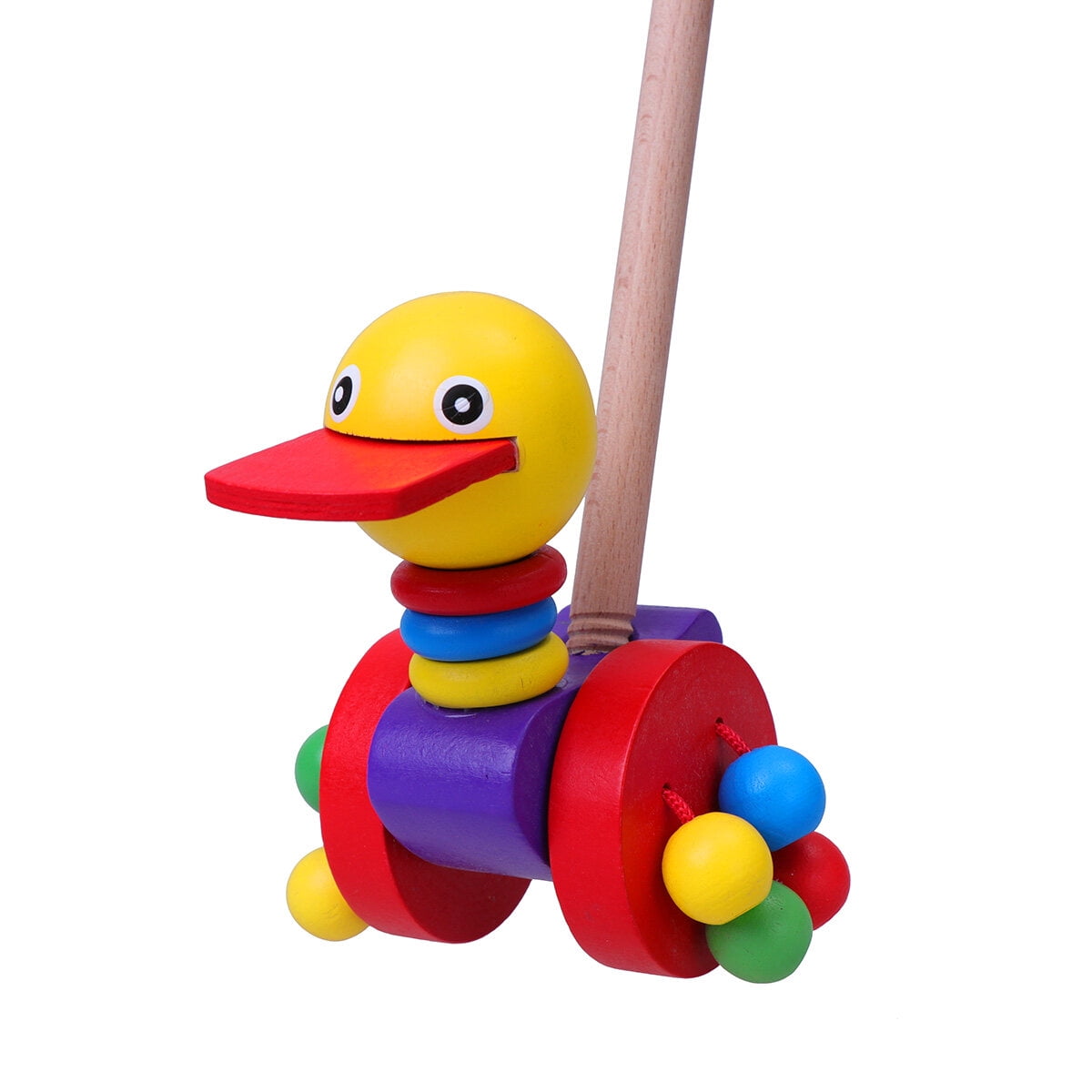 Yiho Wooden Animal Cart Toy Walker for Boys and Girls - Oblate Mouth ...