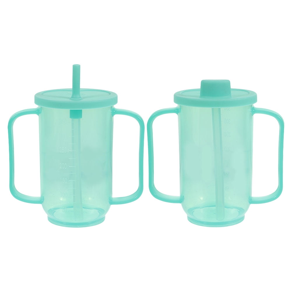 Yihong 2pcs Elderly Care Sippy Cups Convalescent Feeding Cup Bedridden ...