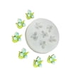 Yihuala 6 Cavities Flower Silicone for Soap Chocolate Baking Tool ...