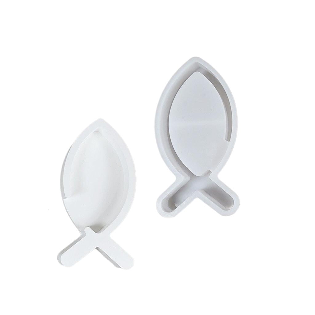 Yihuala Hollowed Fish Shape Silicone for Making Candlestick Tealight ...