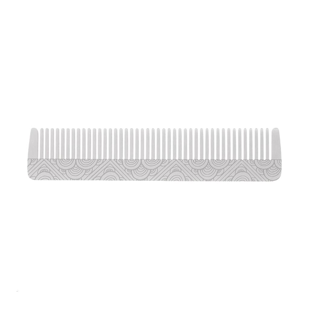 Yihuala Men’s Stainless Steel Oil Comb for Hairstyles Mustache Beard ...