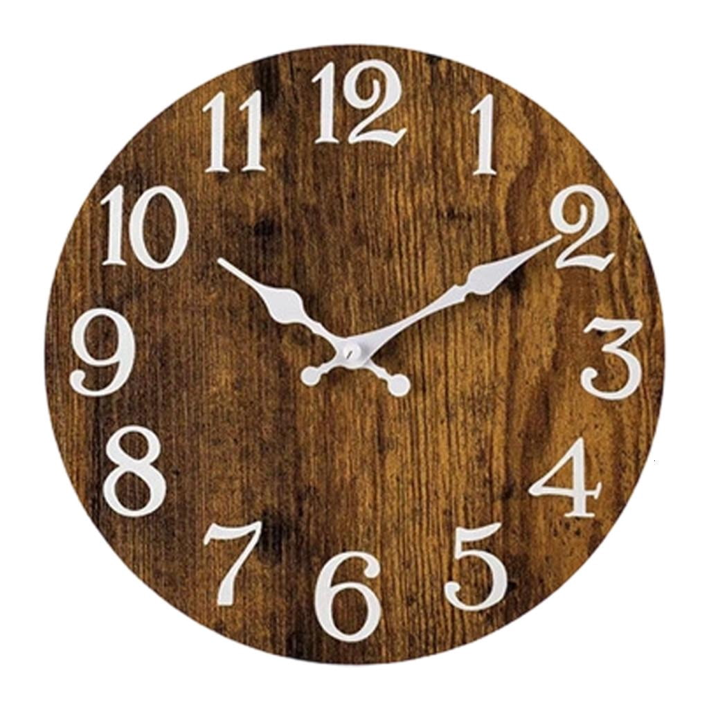 Yihuala Wall Clock Decorative Clock Silents,Battery Operated, Moderns ...
