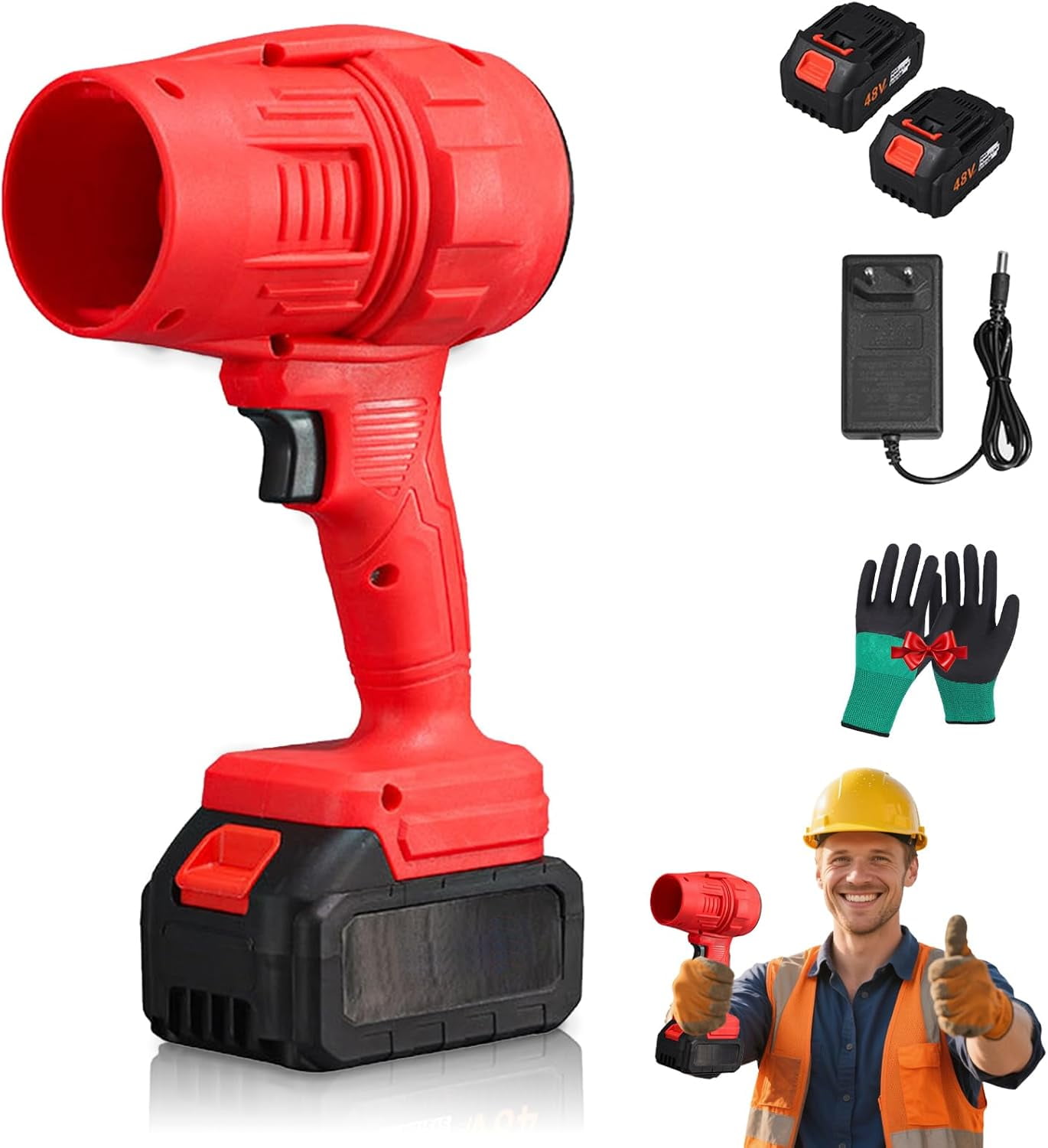 Yiicoong Cordless Blower, Yiicoong Portable Dust Cleaner Handheld Turbo ...