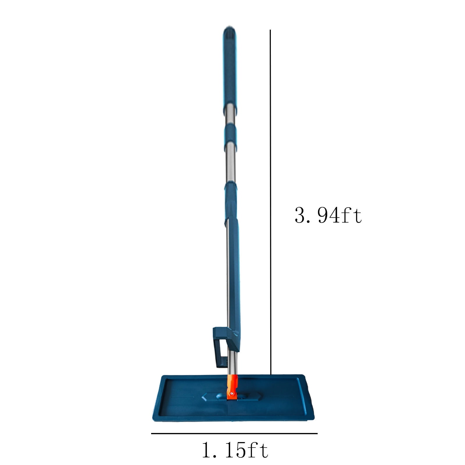 Yika 35CM Hands- Mop, Hands- Microfiber Flat Mop, Automatic Wringing ...
