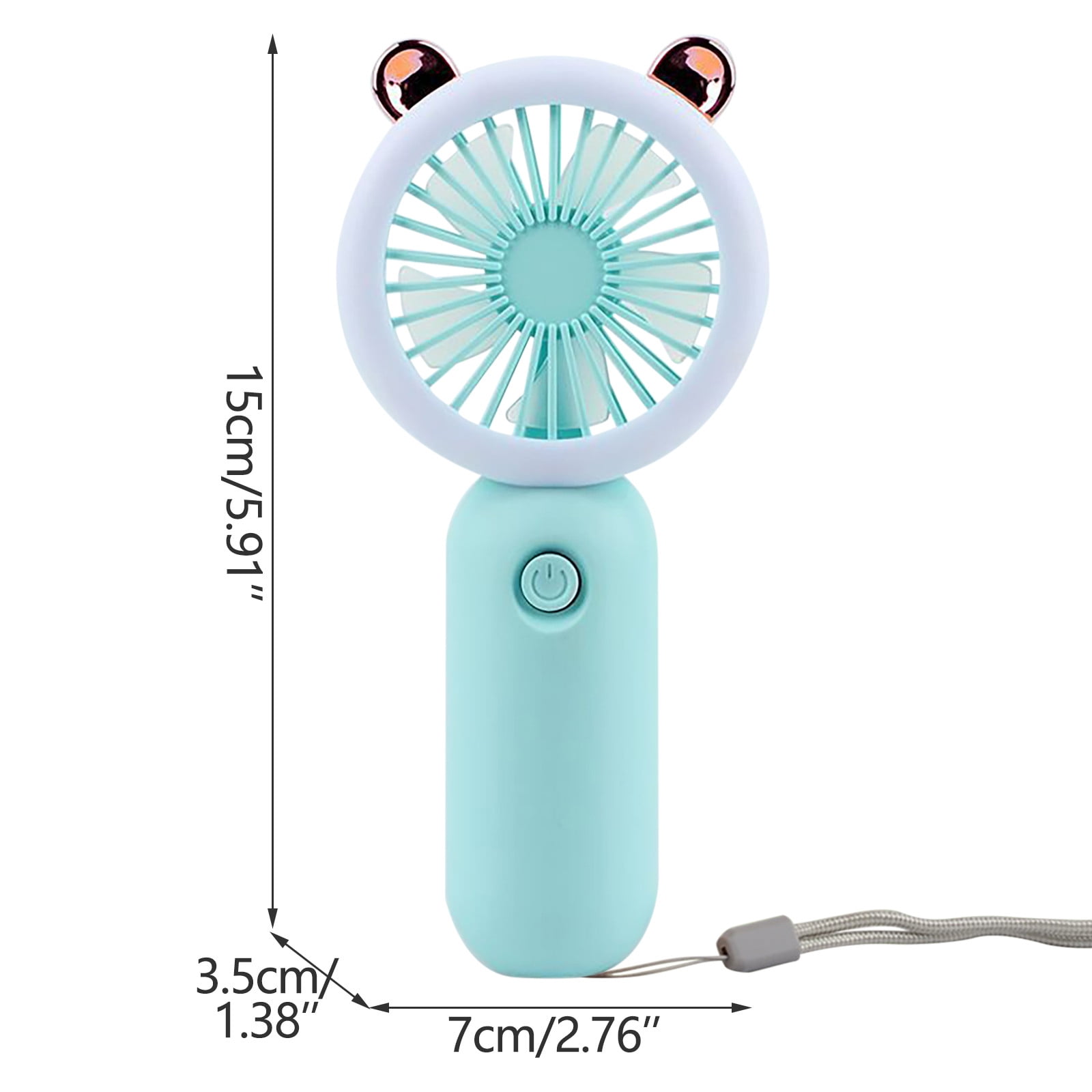 Yika Clearance Fans Cosmetic Fan With Light Handheld Fan USB Portable ...