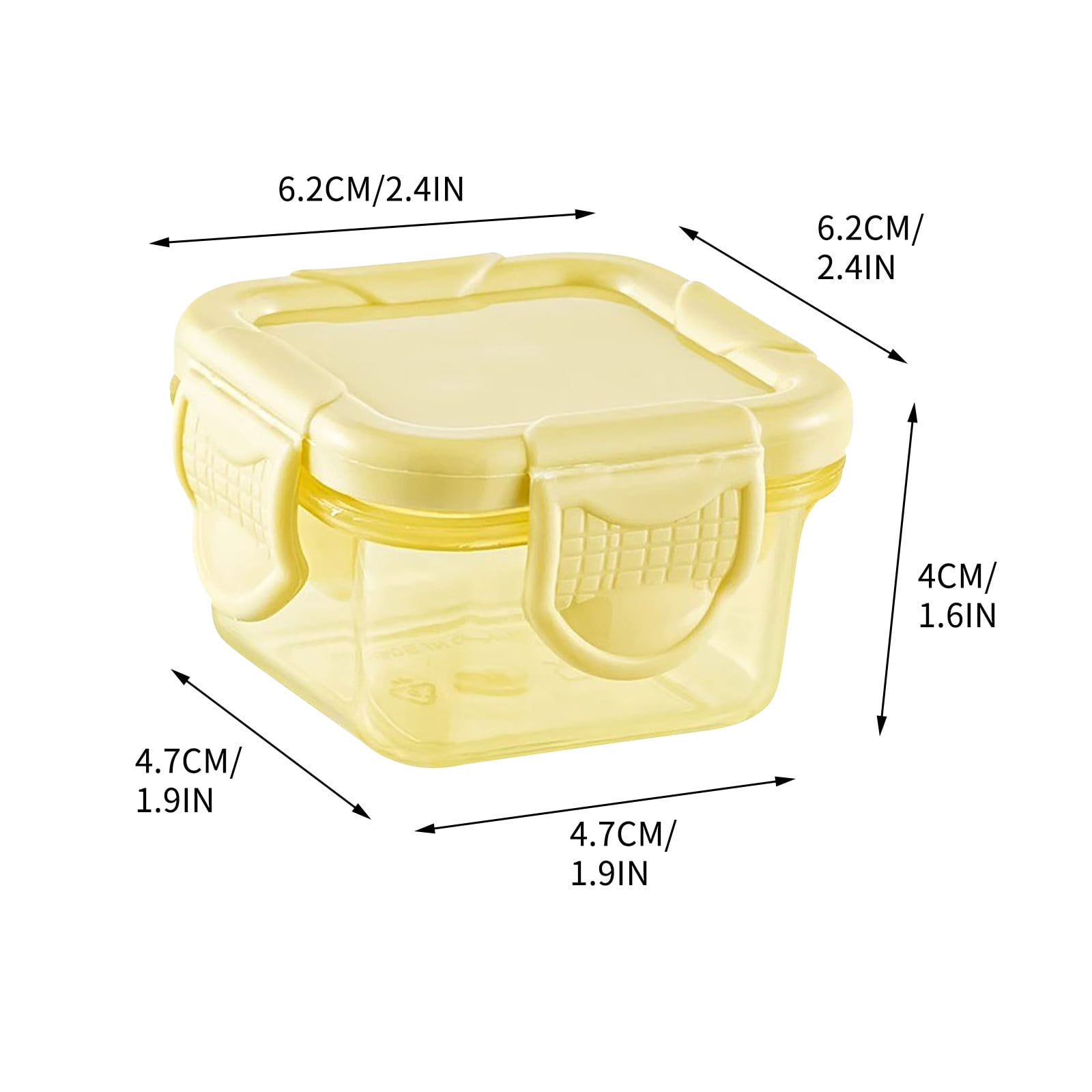 Yika Fresh Box Candy Sealed Box Baby Food Box Storage Box Seasoning Box ...