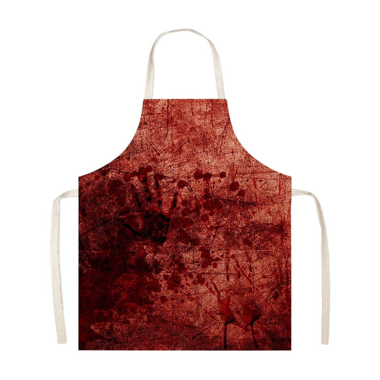 Yika Halloween Decorations Western Halloween Day Apron COS Horror Weird ...