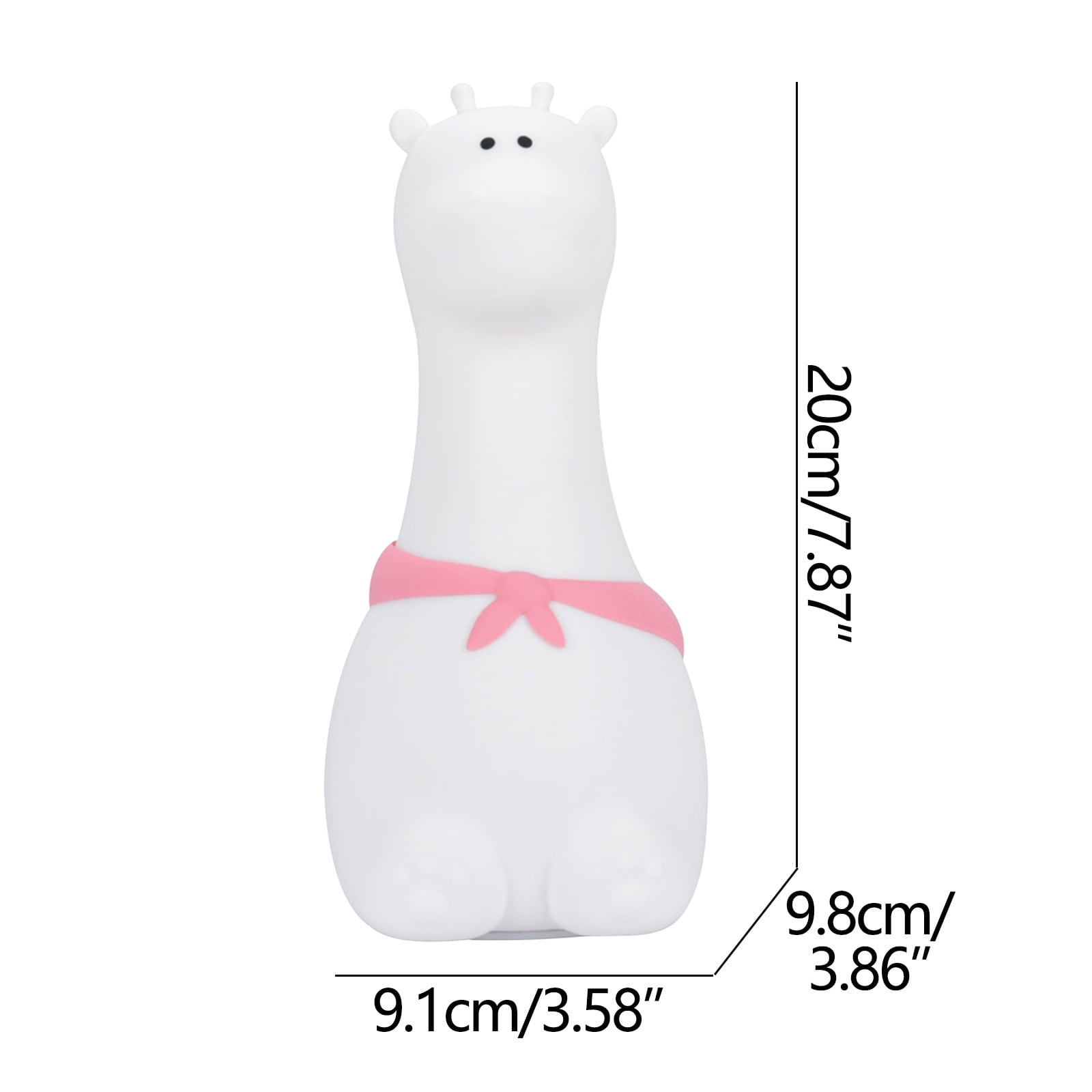 Yika Lamp Deer Lamp Novel Eye Protection Charging Bedside Giraffe Night ...