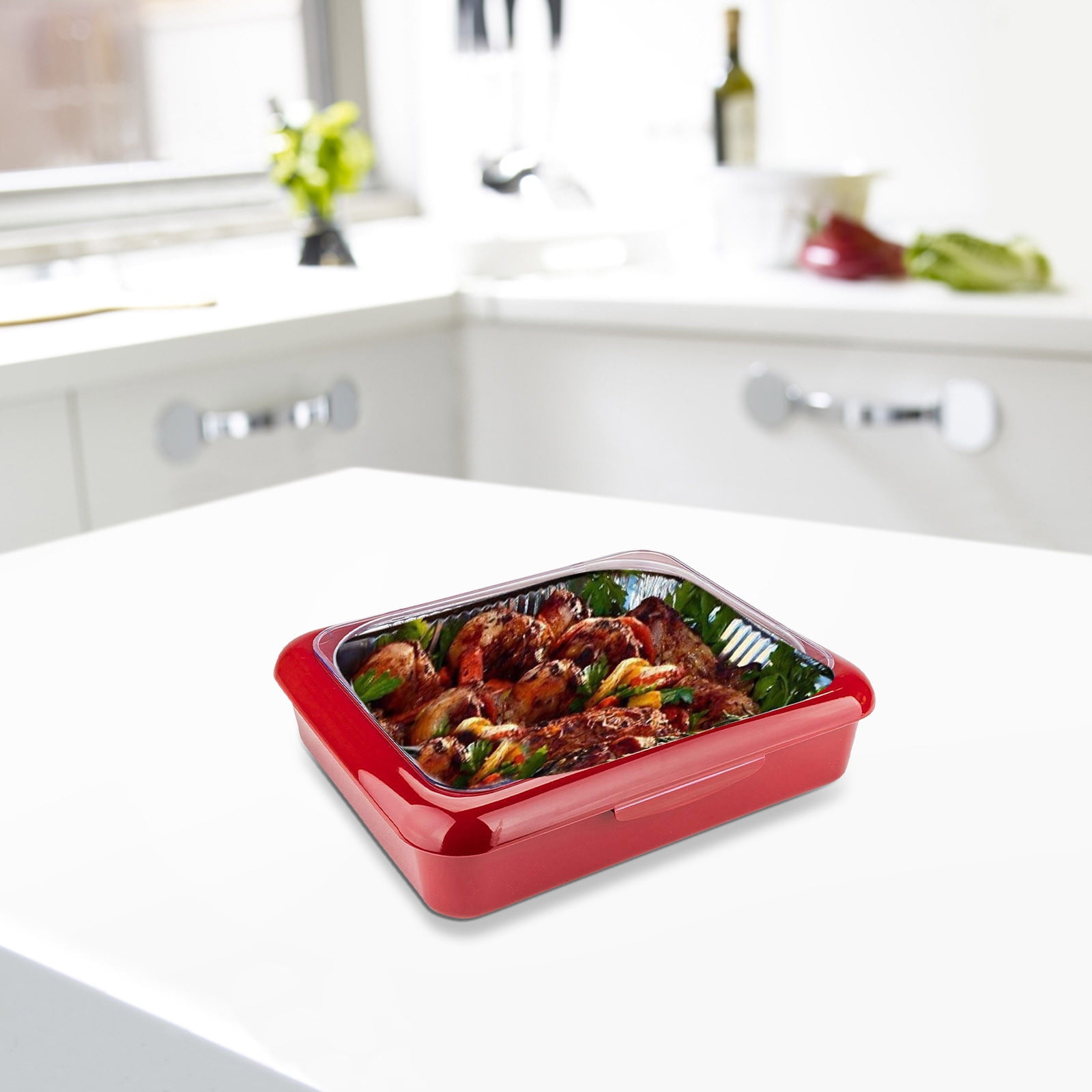 Yika Large Aluminium Foil Trays Tinfoil Tray Picnic Tinfoil Insulation Plastic Tray - Walmart.com