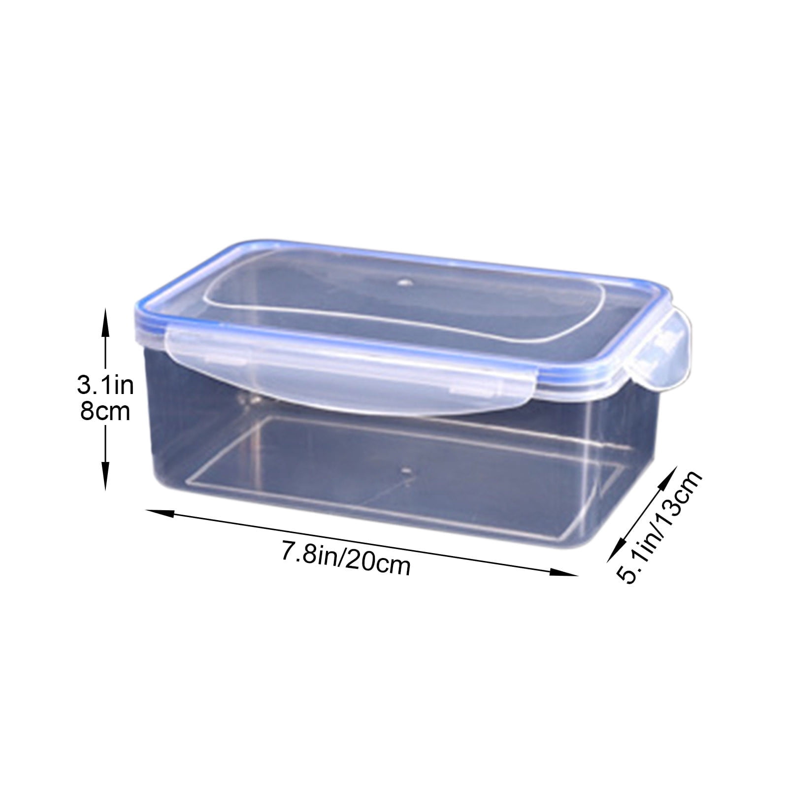 Yika Tupperware Kitchen Refrigerator Rectangular Food Container ...