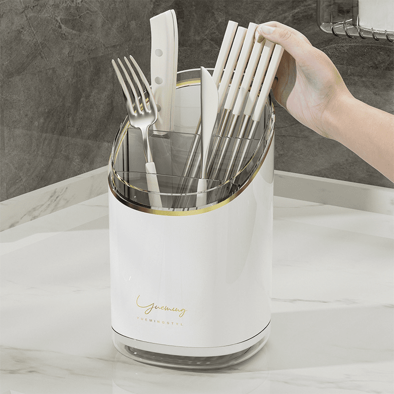 YikeYou cutlery storage container, divided cutlery storage rack ...