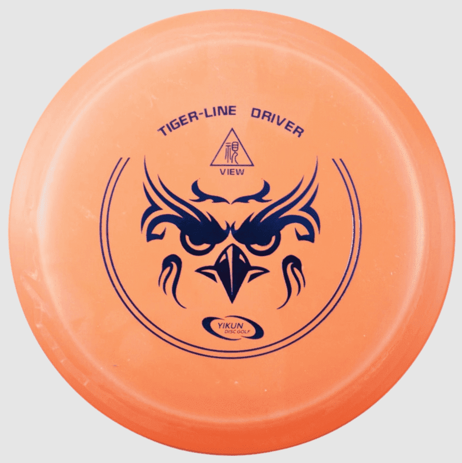Yikun Discs - View - Beginner Disc Golf Driver - Grippy Tiger Line ...