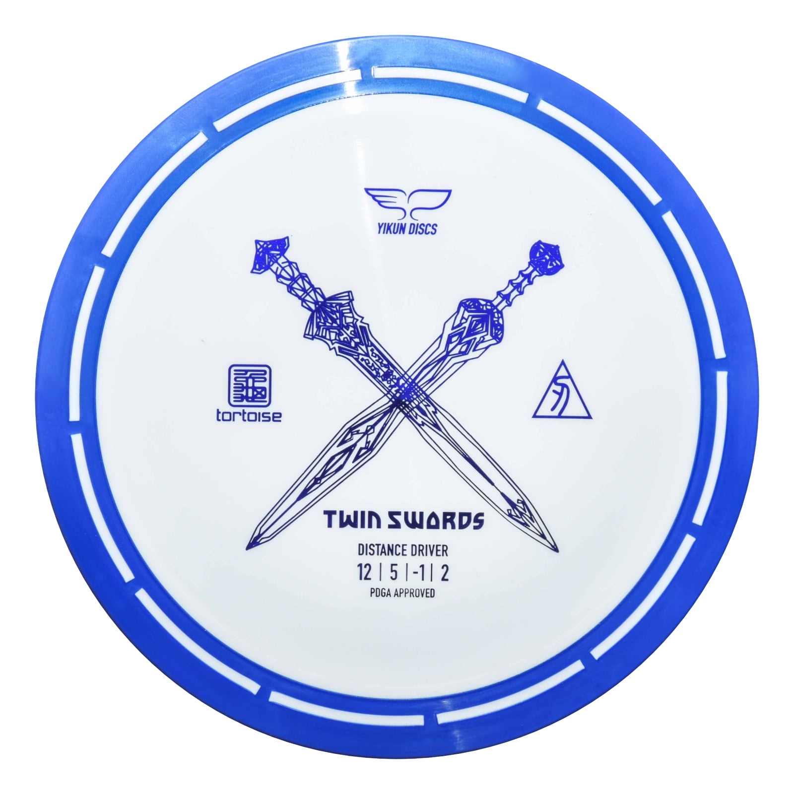 Yikun Professional Disc Golf Twin Swords Tortoise Fruit Line Distance ...