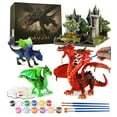 Yileqi Paint Your Own Dragons Painting Kit, Dragon Toys Arts and Crafts ...