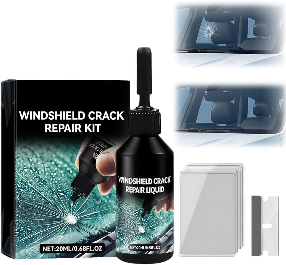 Yilia Car Windshield Crack Repair Fluid, 2025 Upgrade Glass Cracks Gone ...
