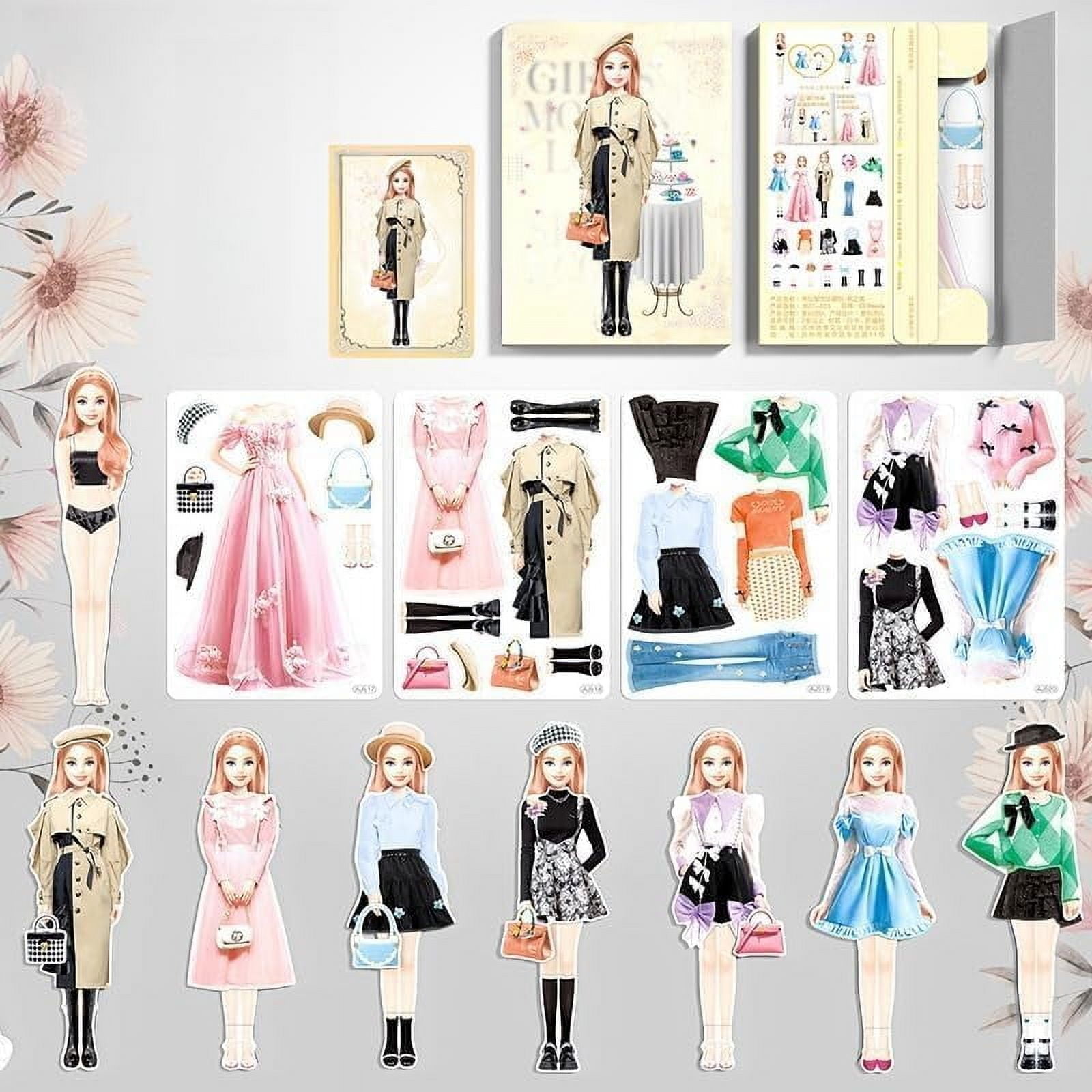 Yilia Magnetic Princess Dress Up Paper Doll, 2025 New Paper Dolls ...
