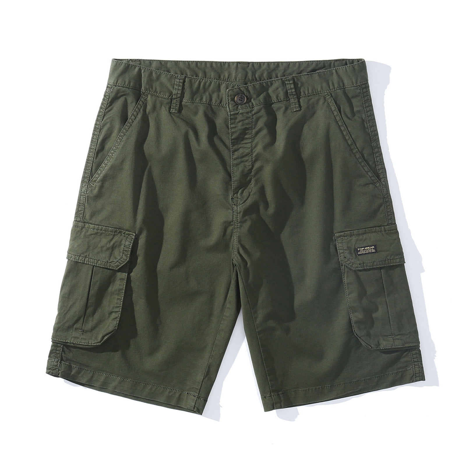 Yiliang Comfort Fit Cargo Shorts for Men Rugged Workwear Shorts Multi ...