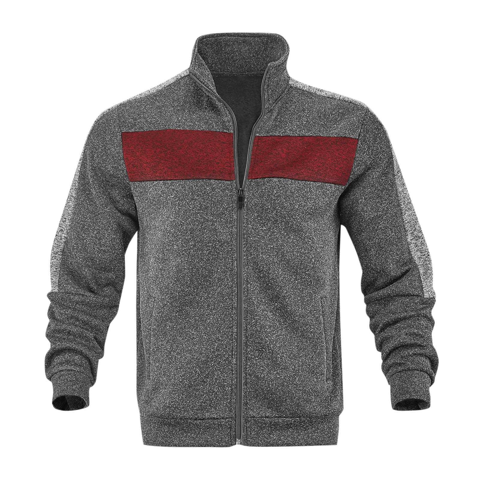 Yiliang Mens Patchwork Tactical Jacket Aviator Bomber Jacket Casual ...