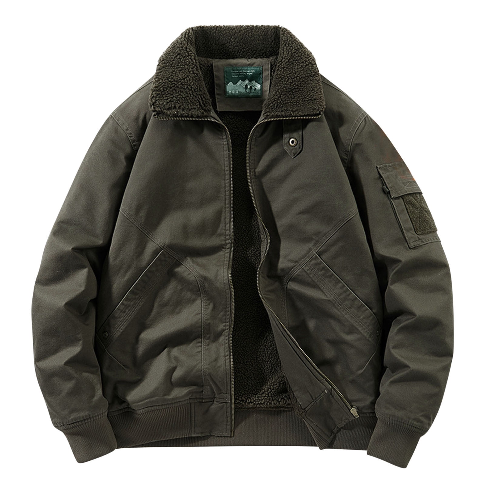 Yiliang work jackets for men cold weather Construction high Visibility ...