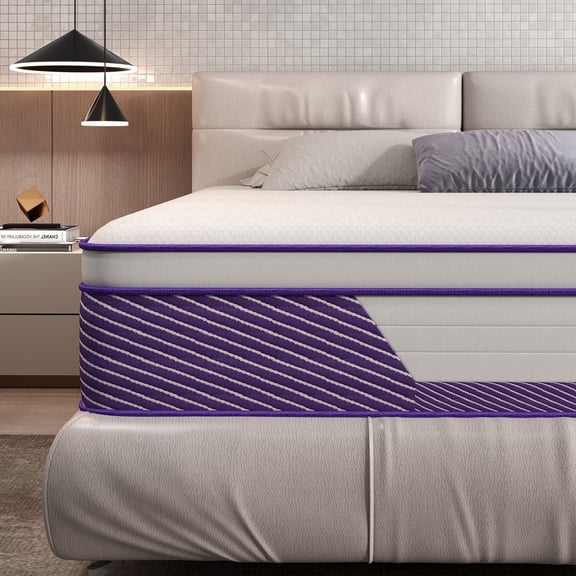 Yilicy Queen Mattress 12 inch Memory Foam and Spring Hybrid Mattress in ...