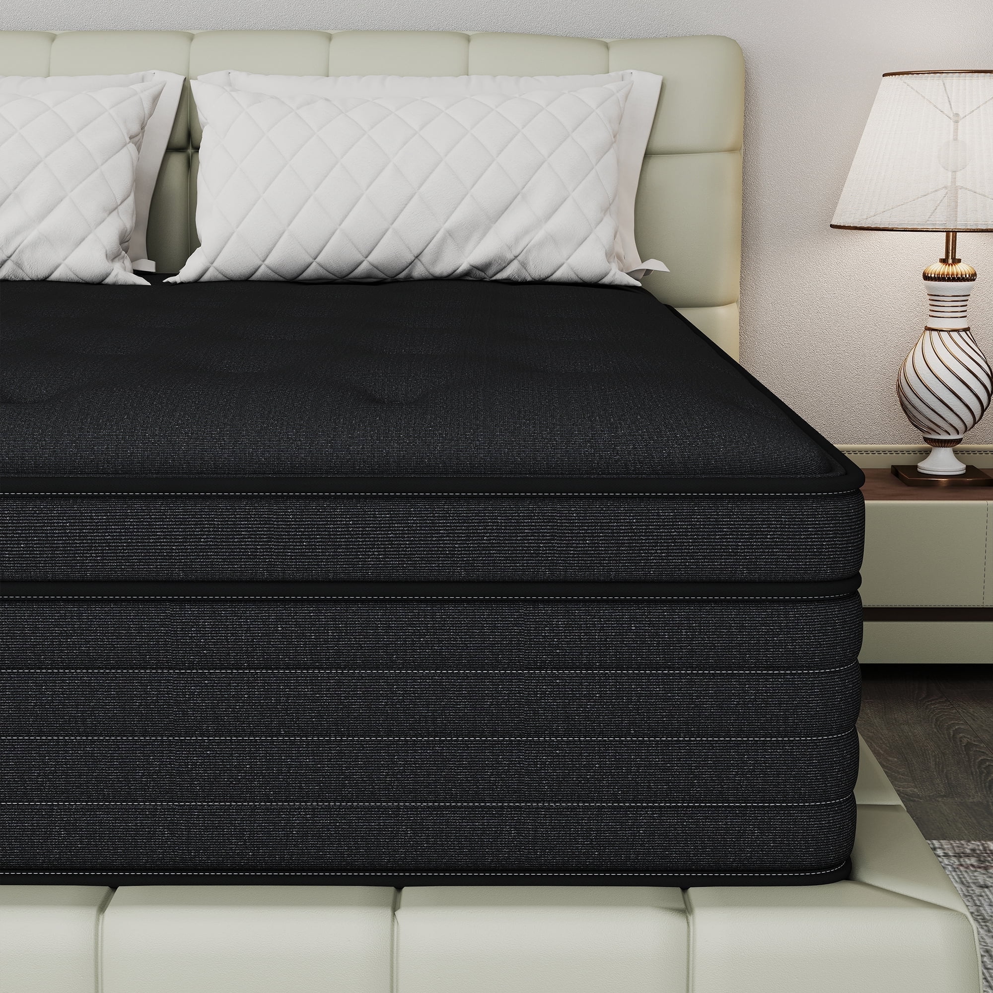 Yilicy Full Mattress 12 inch Memory Foam and Spring Hybrid Mattress in ...