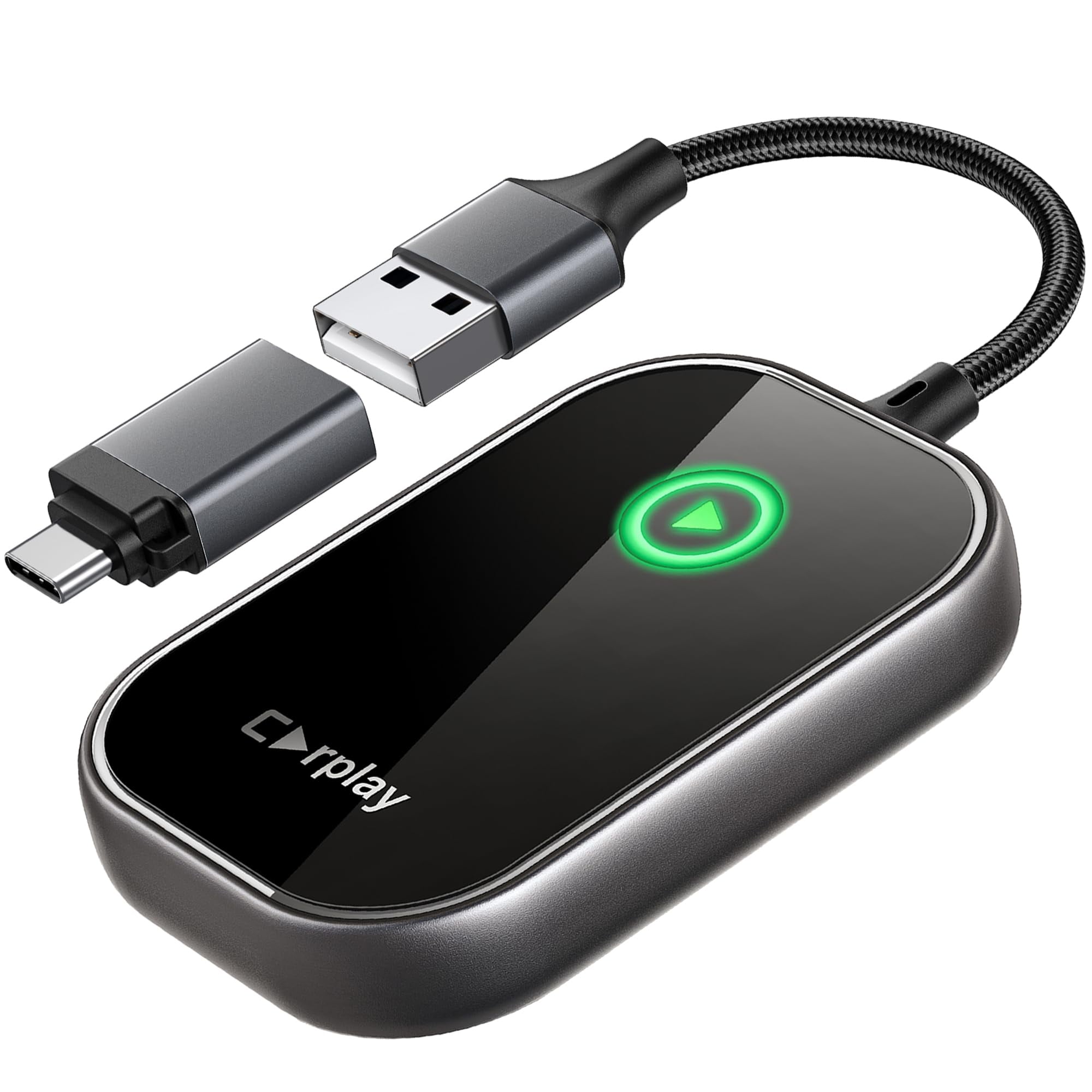 Yilutong Wireless CarPlay Adapter for iPhone, Converts Wired to ...