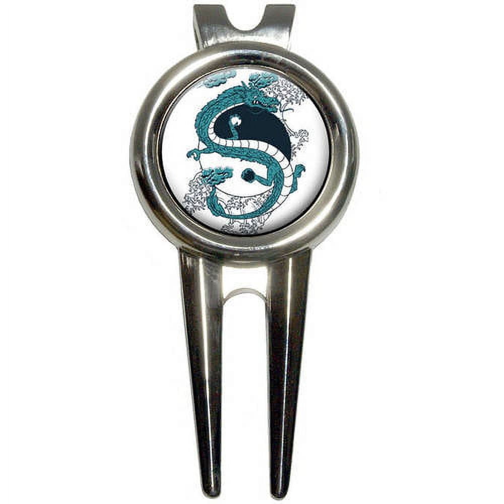 Yin And Yang Chinese Dragon Golf Divot R - Walmart.com
